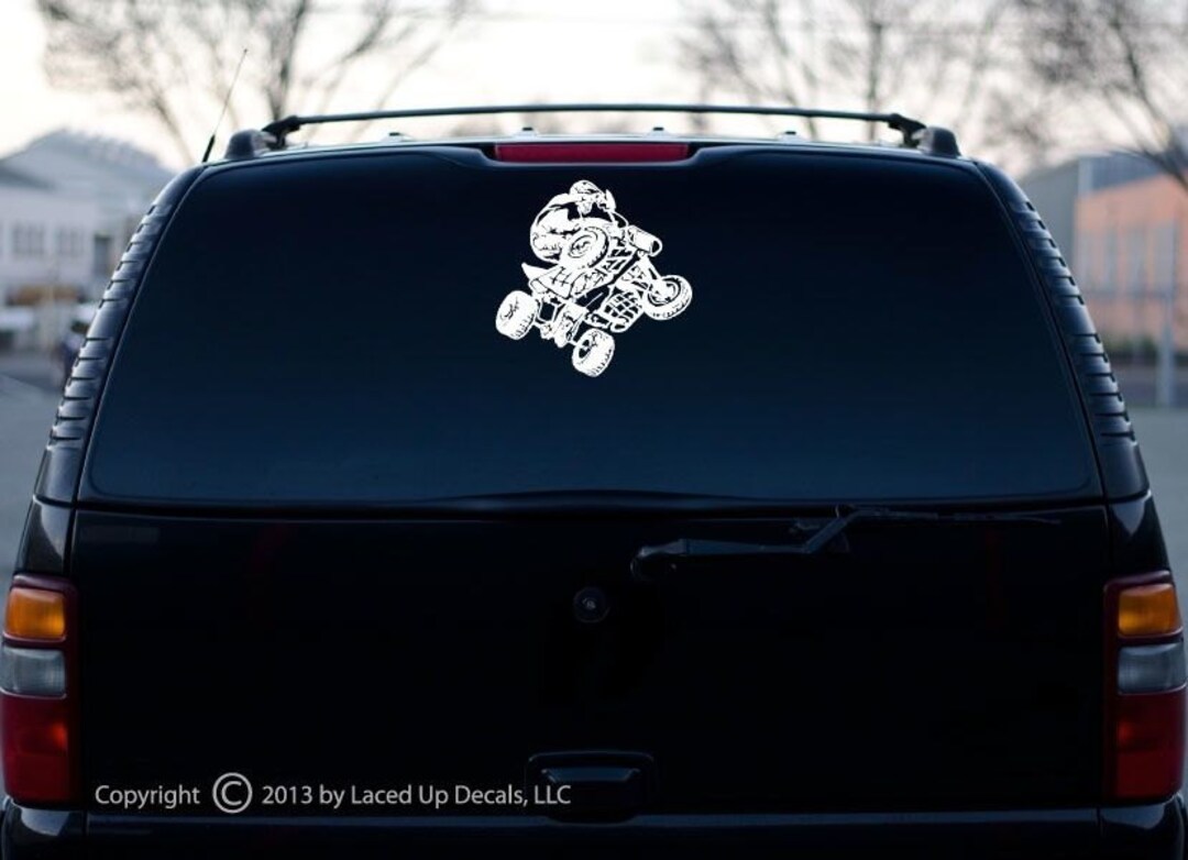 ATV Vinyl Decal © Laced up Decals SKU:ATV 33 Big - Etsy