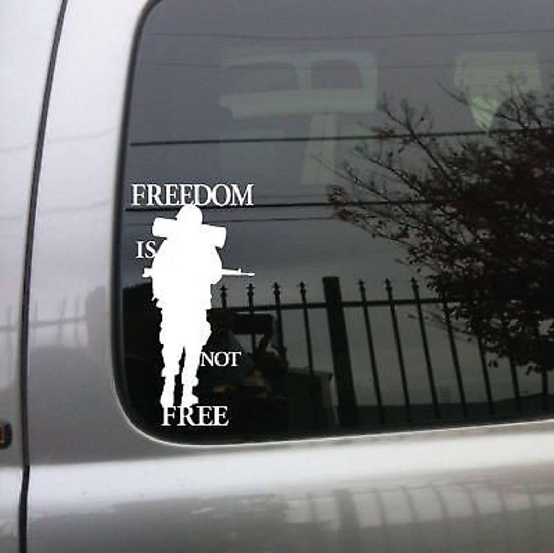 Freedom Soldier Infantry Vinyl Decal Small © 2013 by Laced up Decals ...