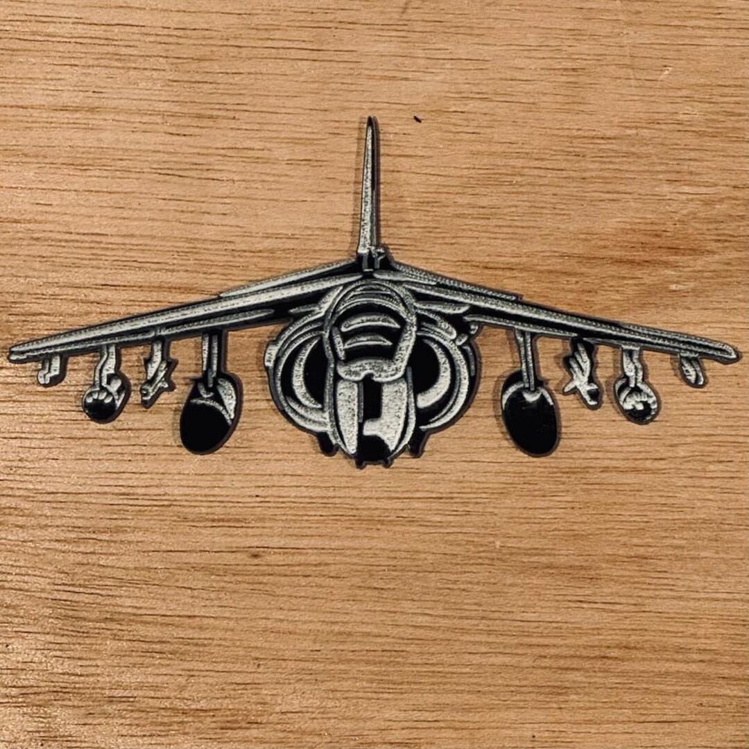 Harrier Jump Jet Acrylic Emblem With 3M Sticky Back - Etsy