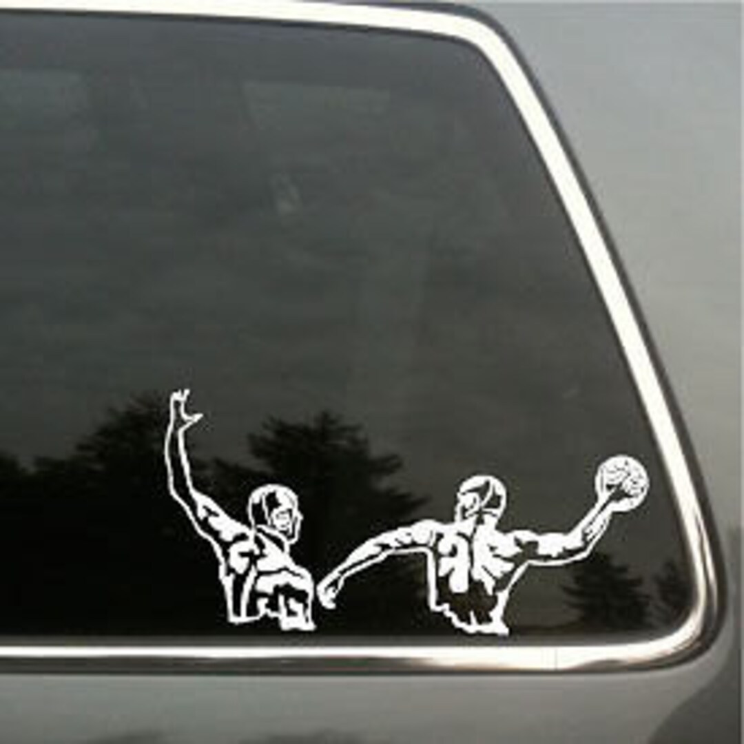 Water Polo Players Vinyl Decal Sm © 2013 Laced up Decals Sku:water Polo ...