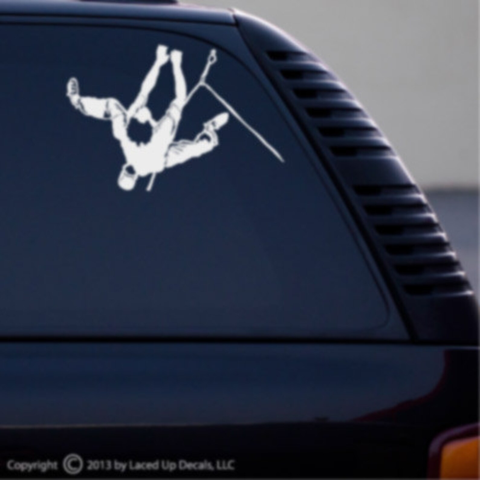 Rock Mountain Climbing Vinyl Decal Sticker © 2013 Laced up - Etsy