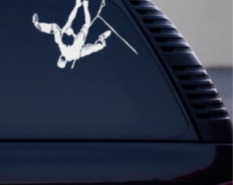 Ice Rock Climbing Vinyl Decal Big © 2013 Laced up Decals | Etsy