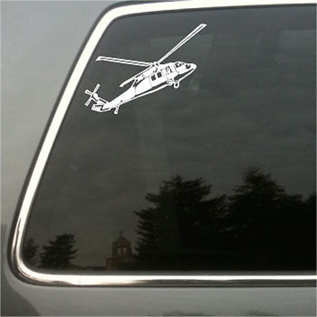 UH-60 Black Hawk Vinyl Decal © 2013 Laced up Decals SKU:UH-60 Black ...