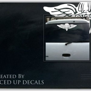 US Army Parachute Rigger Badge Vinyl Decal Large © 2013 Laced up Decals ...