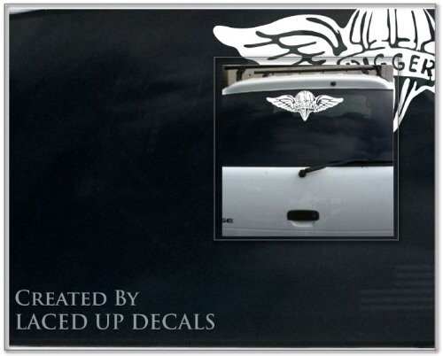 US Army Parachute Rigger Badge Vinyl Decal Large © 2013 Laced up Decals ...