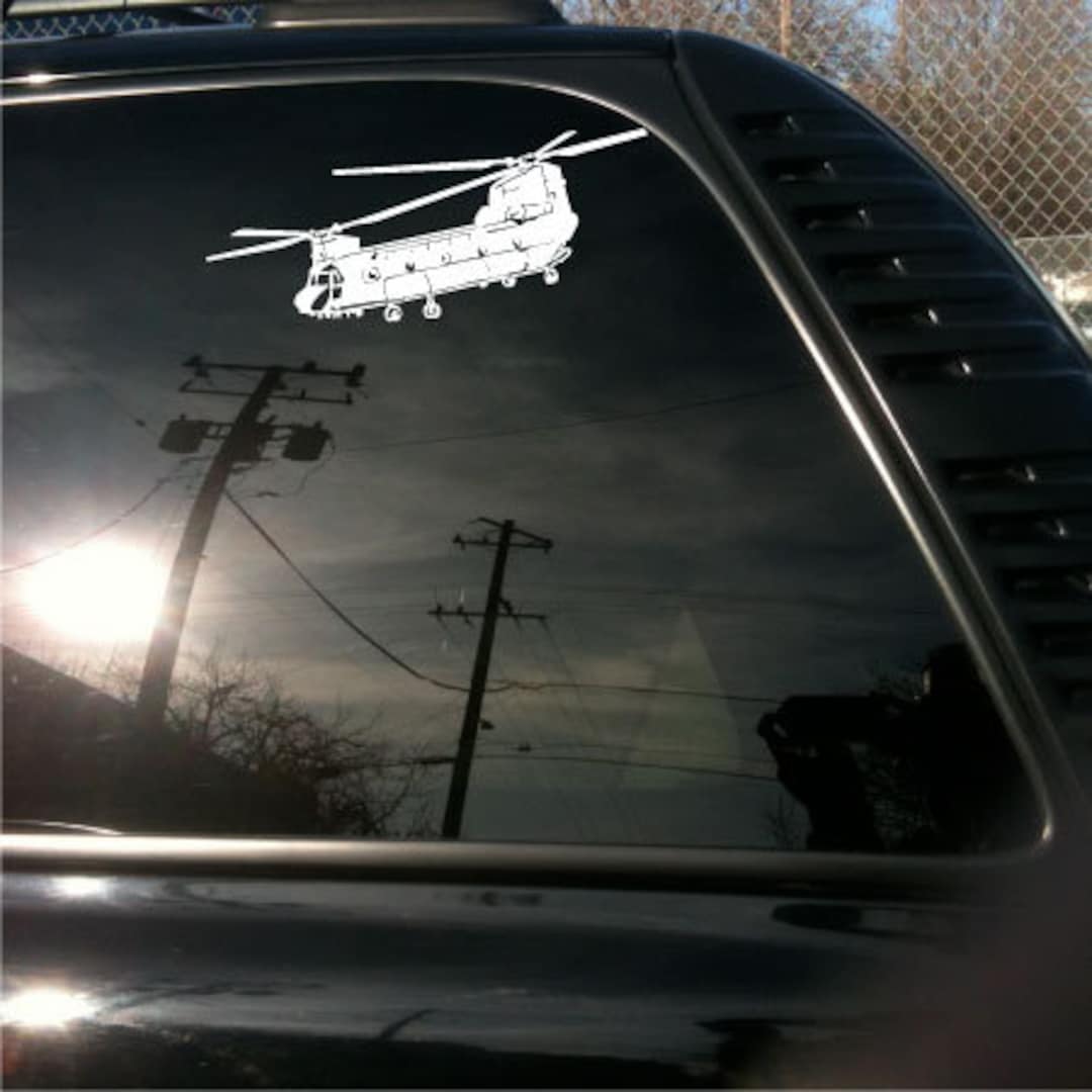 Chinook Helicopter Vinyl Decal - Etsy