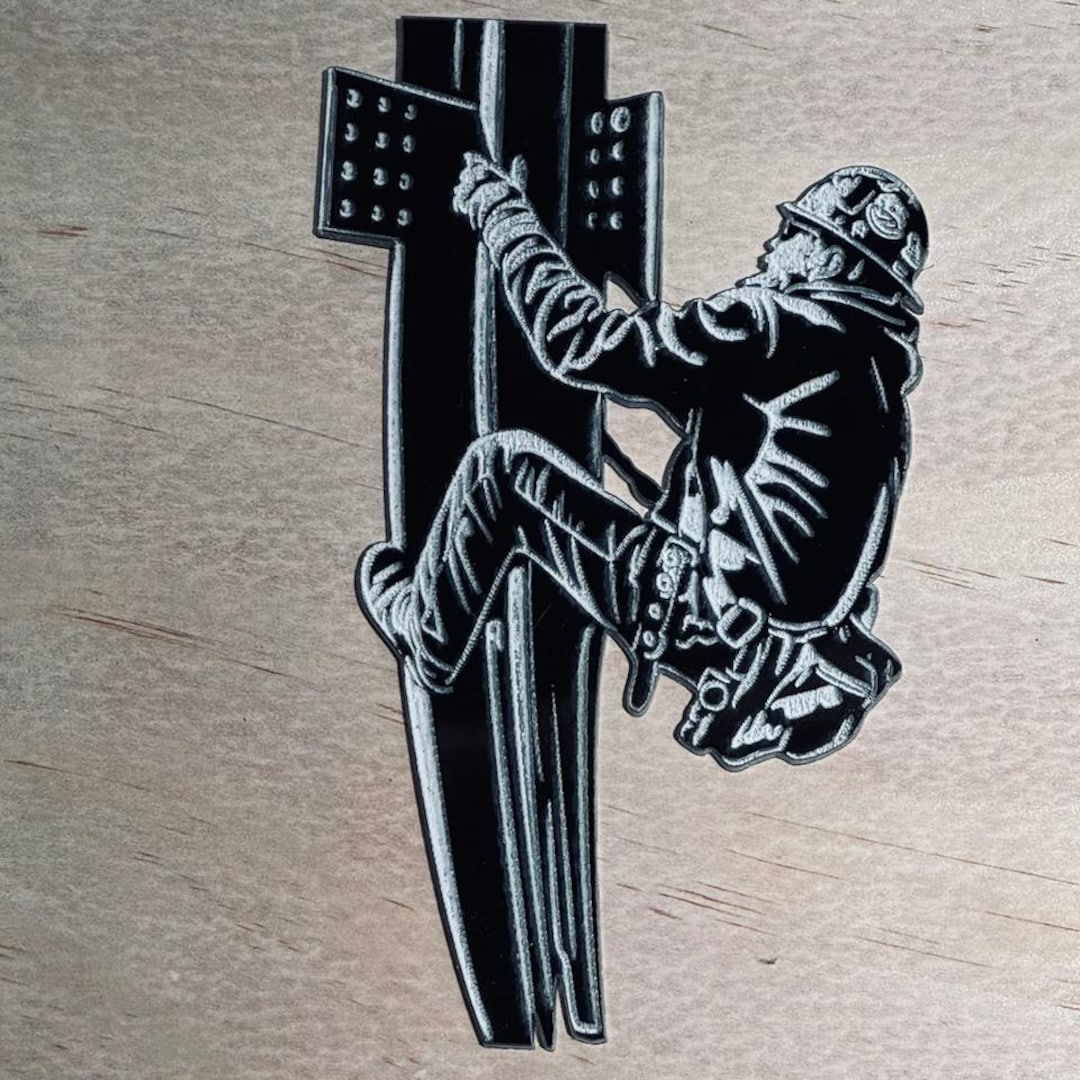 Ironworker Acrylic Emblem With 3M Sticky Back - Etsy