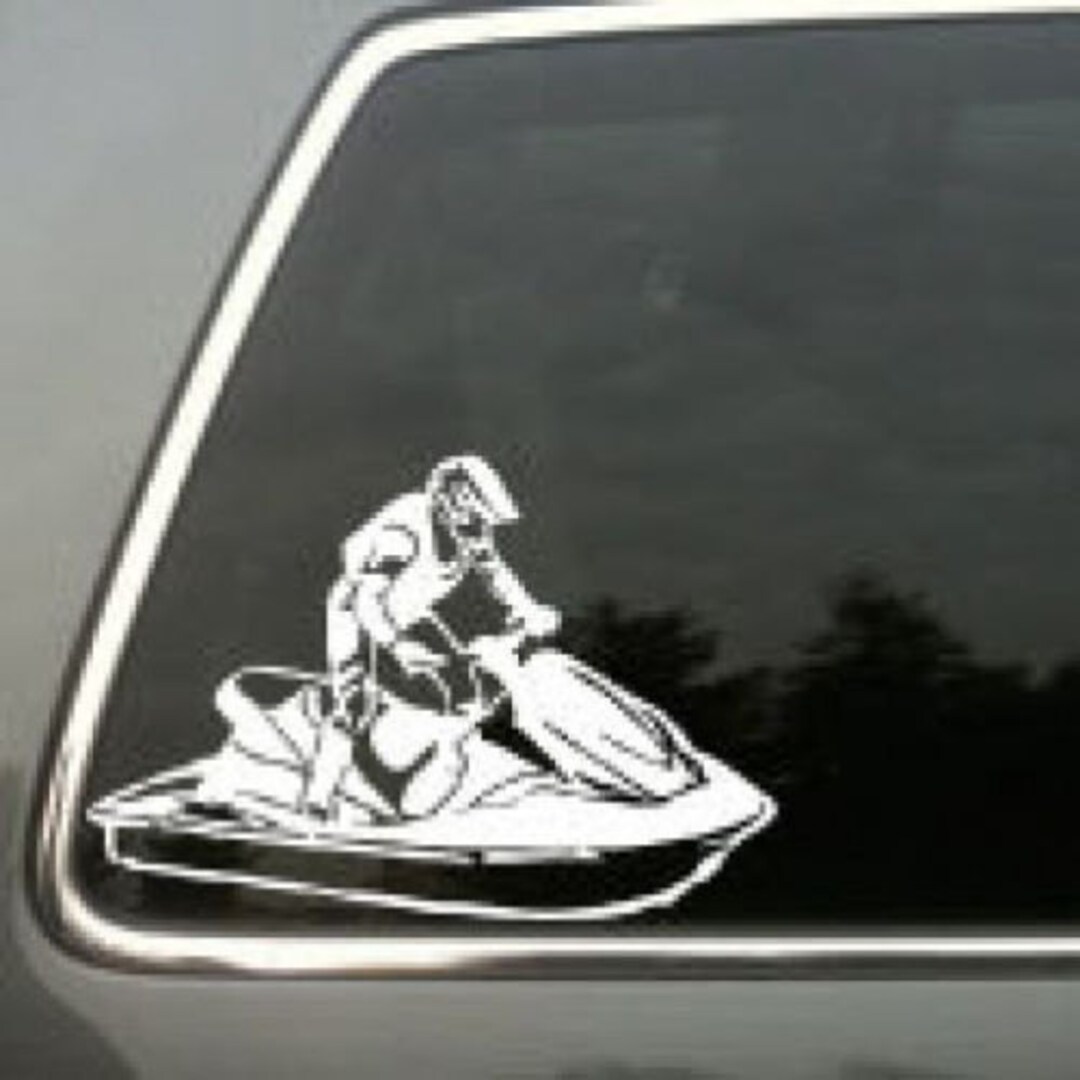 Waverunner Vinyl Decal © Laced up Decals Sku:jet Ski 33 Big - Etsy