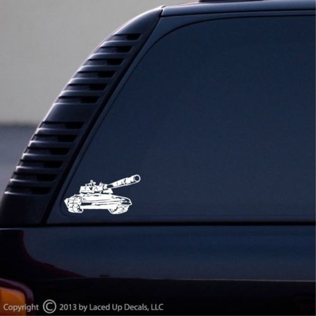 M1 A1 Abrams Vinyl Decal © 2013 Laced up Decals SKU:M1 A1 - Etsy
