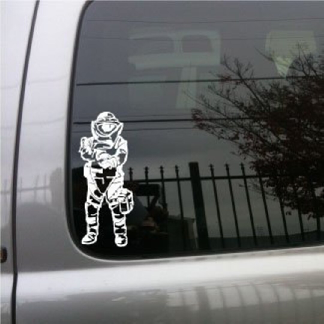 Bomb Suit Vinyl Decal © 2013 Laced up Decals Sku:bomb Suit Small - Etsy