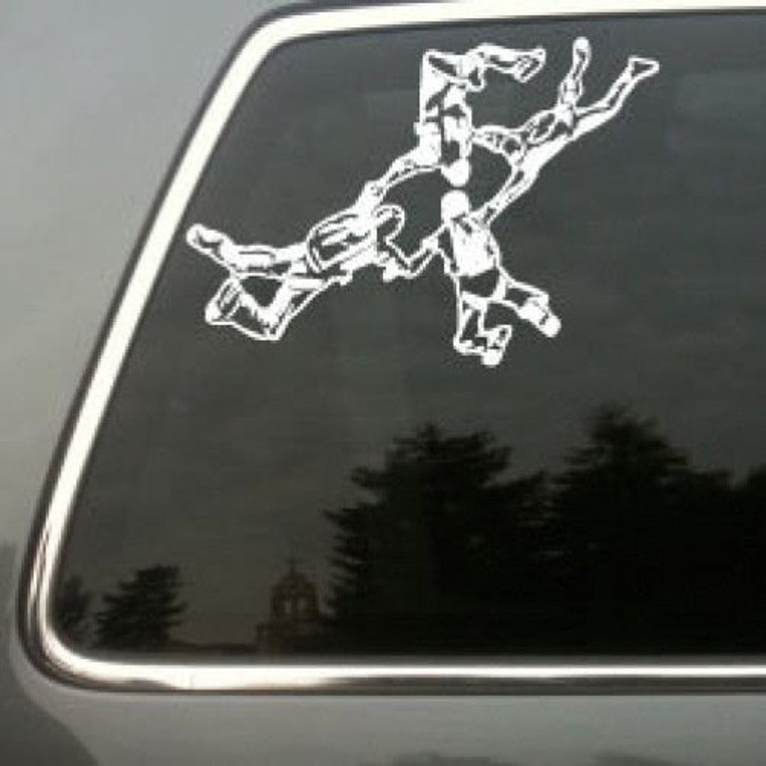 Skydiving Group Formation Vinyl Decal Lg © 2013 Laced up Decals Sku ...