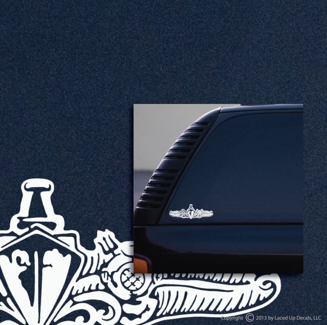 Special Operations Warfare Vinyl Decal Small © 2013 Laced up Decals Sku ...