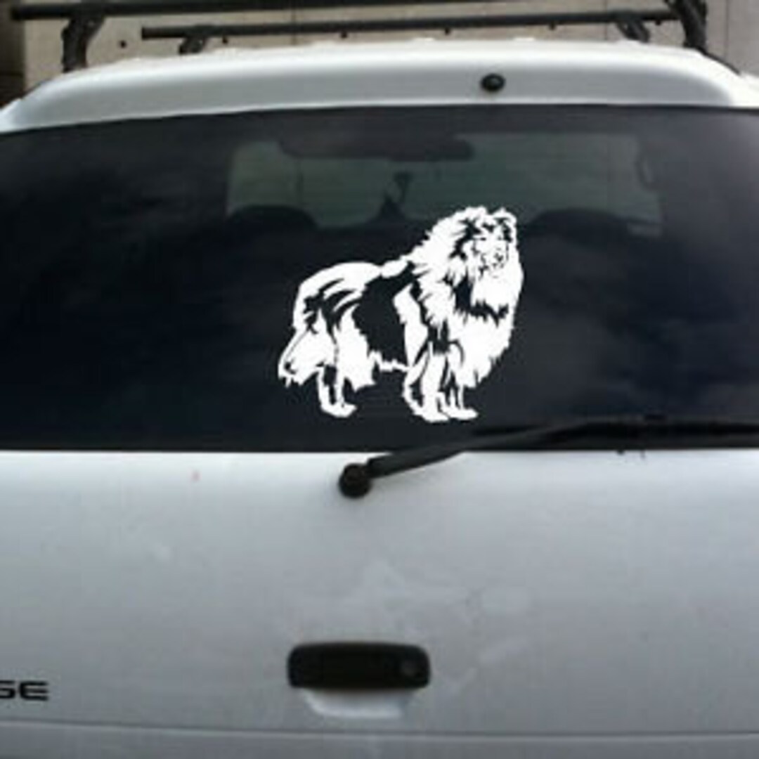 Rough Collie Dog Vinyl Decal Sm © 2013 Laced up Decals Sku:rough Collie ...