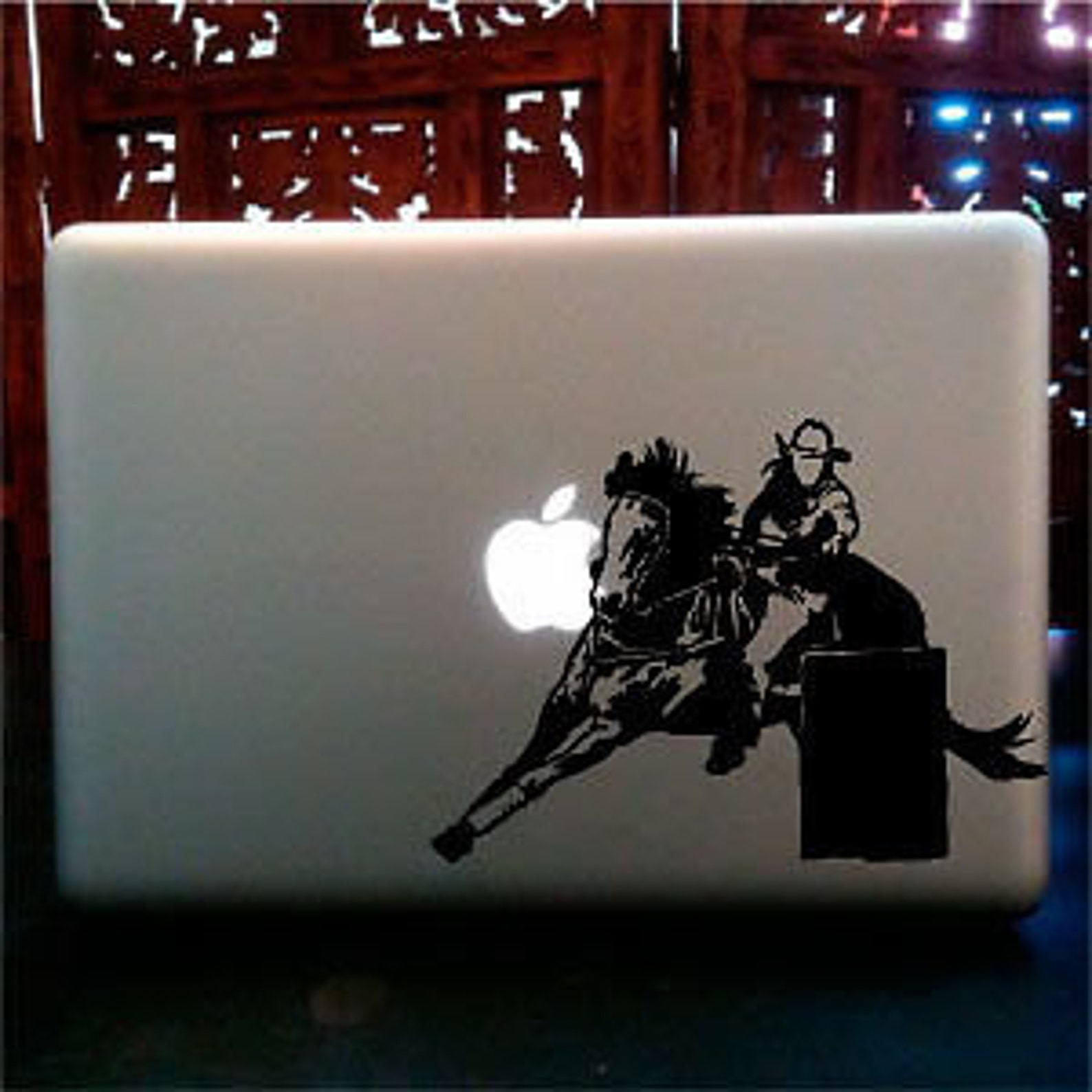 Barrel Racing Vinyl Decal Small © Laced up Decals Sku:barrel - Etsy