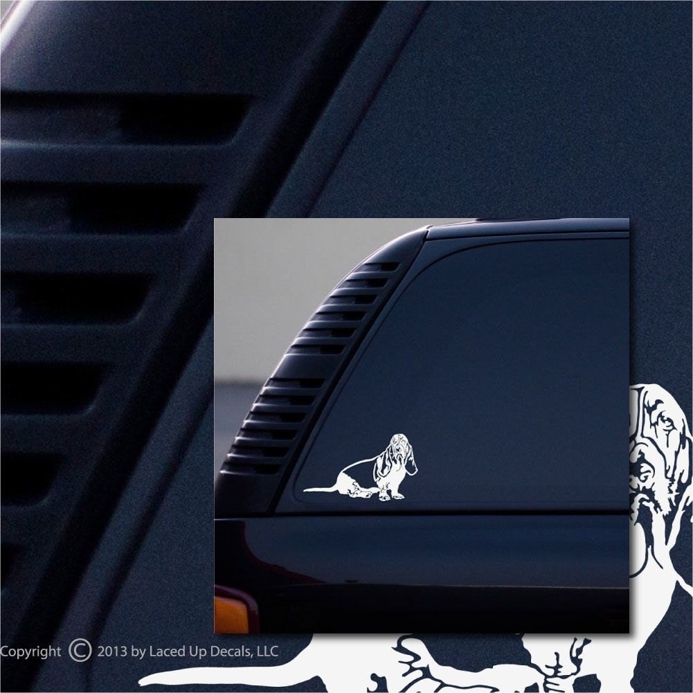 Basset Hound Dog Car Truck Vinyl Decal Sticker Small © 2013 by | Etsy
