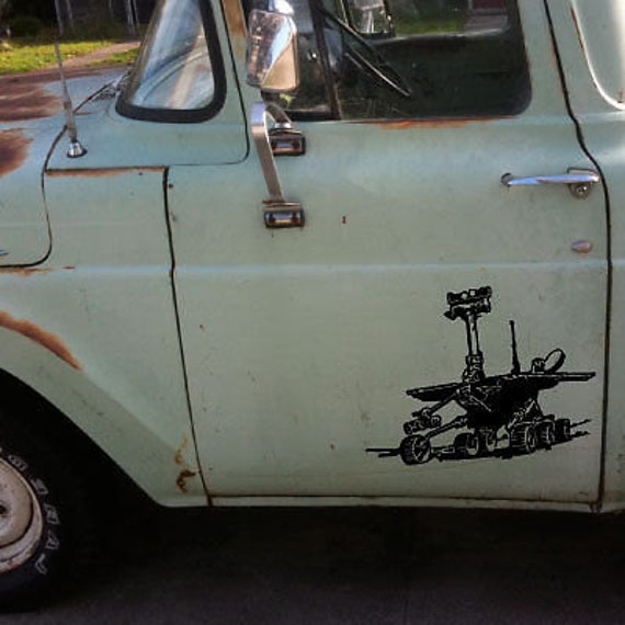 Mars Rover Vinyl Decal Big © Laced up Decals Sku:mars Rover 33 - Etsy