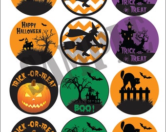 Halloween cupcake toppers | Etsy