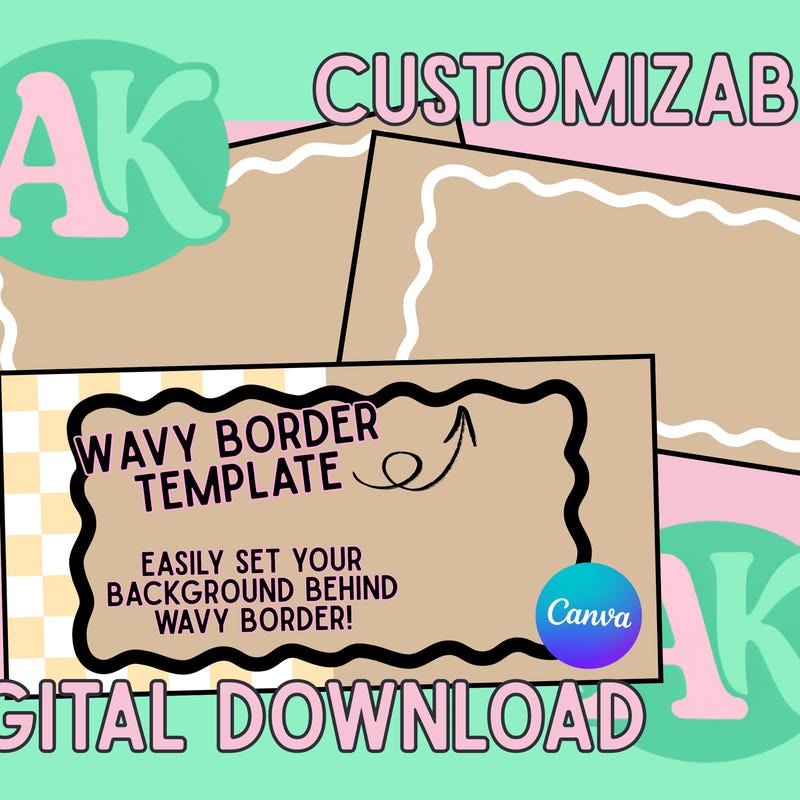Digital Border Frame - Etsy