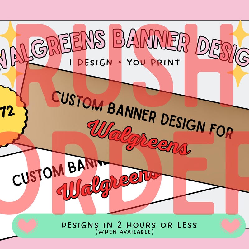 24x72 Banners - Etsy