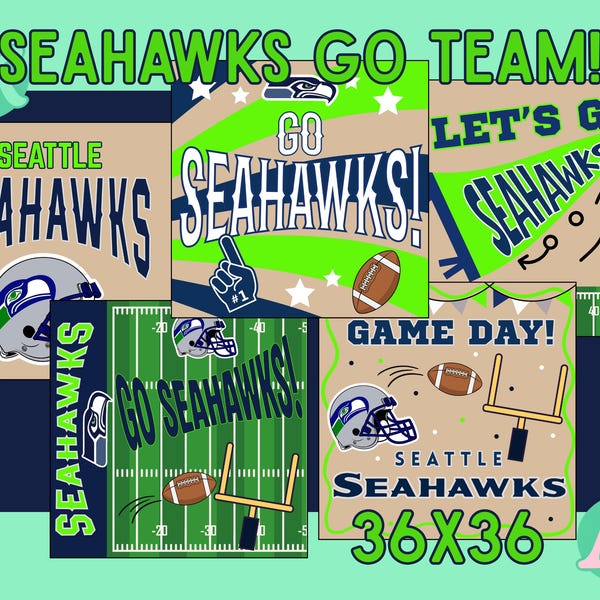 Seahawks Banner - Etsy