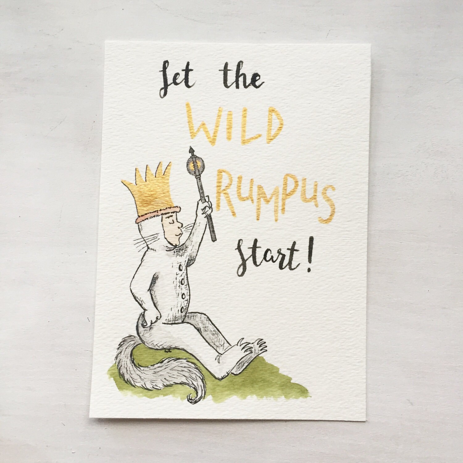 Let the Wild Rumpus Start - Digital Print -wild Things - Instant ...