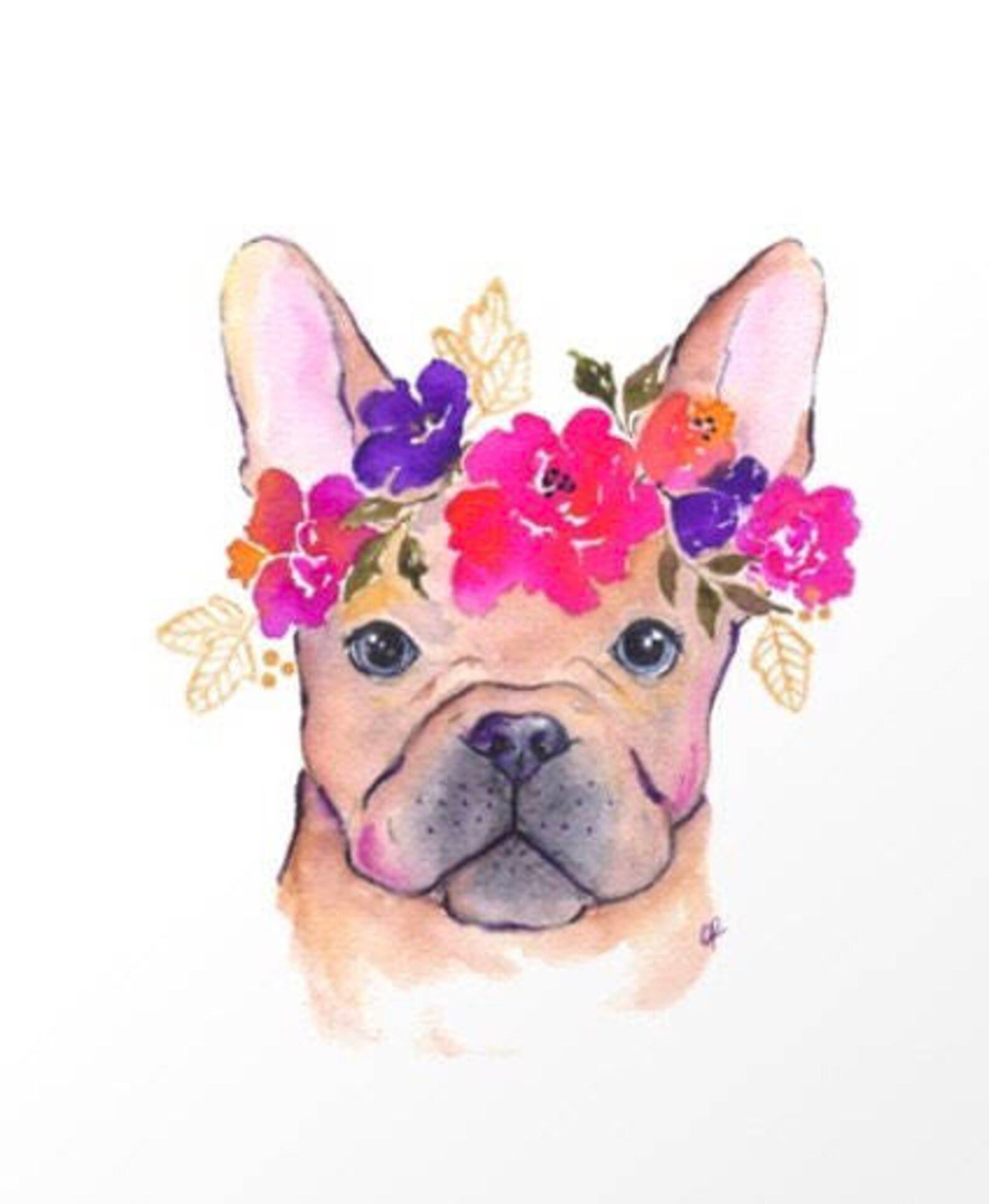 Frenchie Print Frenchie Wall Art DIGITAL DOWNLOAD French - Etsy