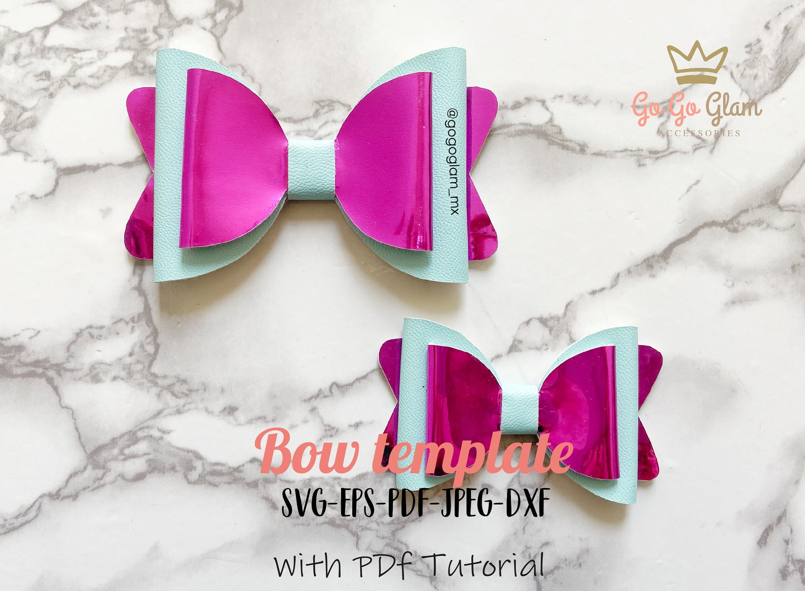 Digital bow template svg bow template digital bow for cricut | Etsy