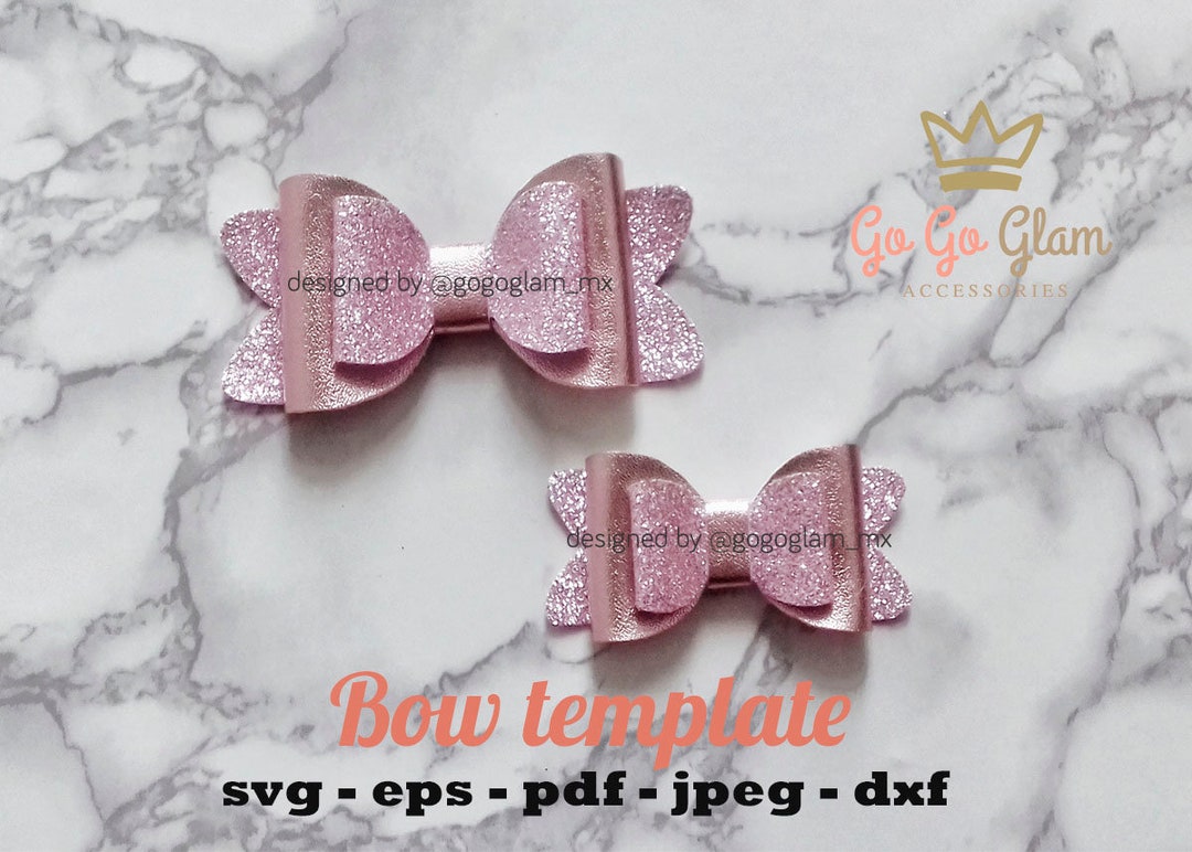 Digital Bow Die / Svg Bow Templat / DIY Pdf Bow / Bow Pattern Digital ...