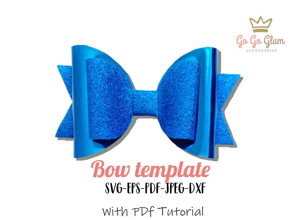 Paquete de moños svg set de plantillas pdf moños set de | Etsy España