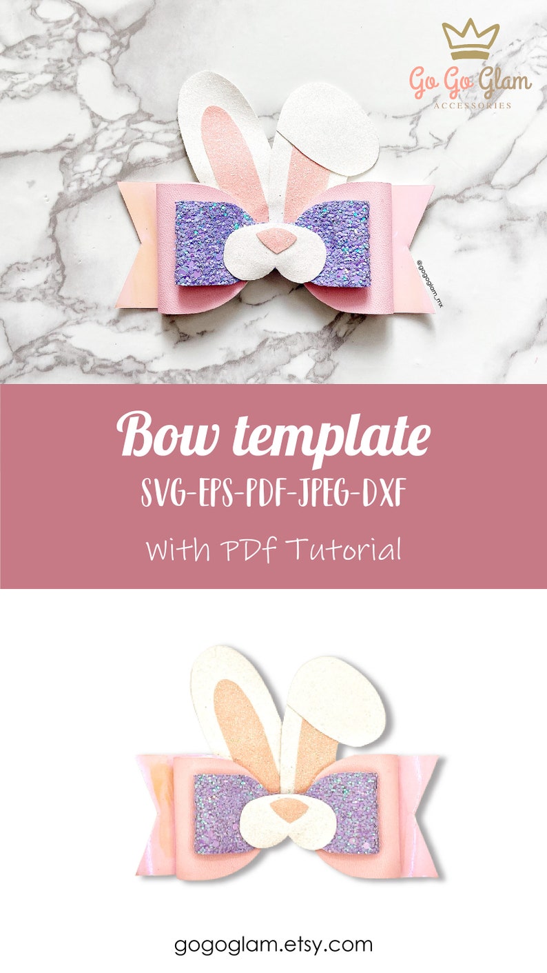 Bow Templates Bundle Easter Svg Bows Bow Template Cricut - Etsy