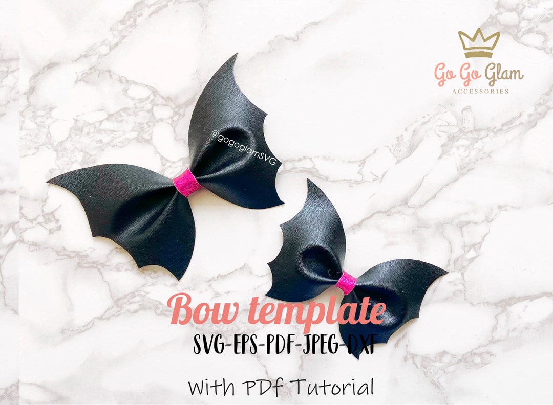 Bat Girl Bow File Svg, Bat Costume Diy, Svg Bat Bow, Die Cut Halloween ...