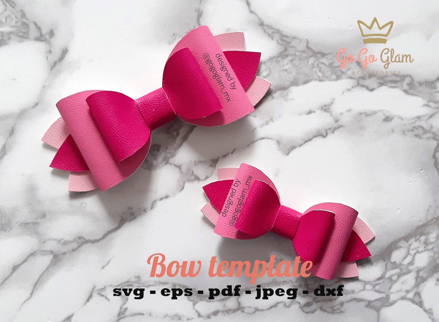 Plantilla lazo svg archivo moño cricut patron digital moño - Etsy México