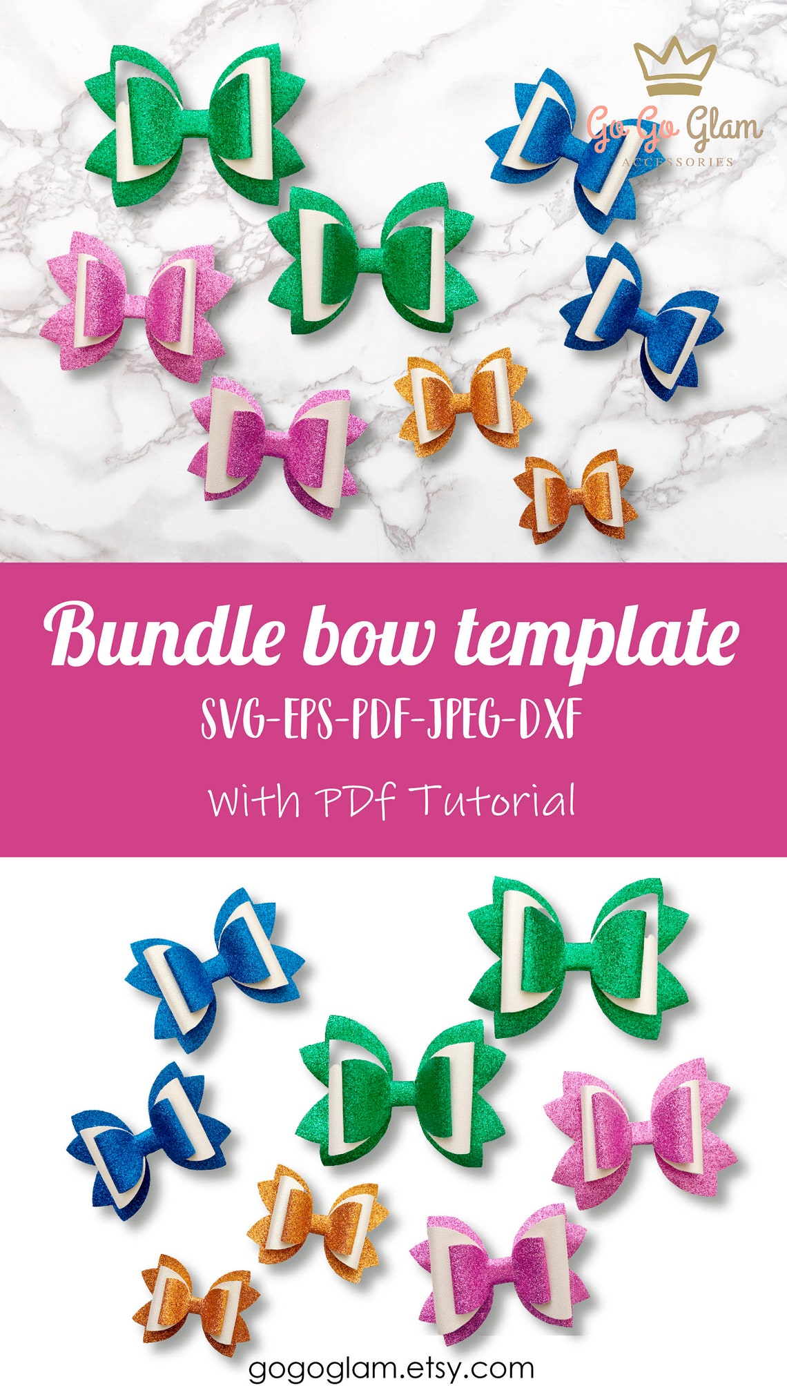 Bundle Bow SVG Bundle Pattern Bow Set of Svg Bows Svg Bows | Etsy