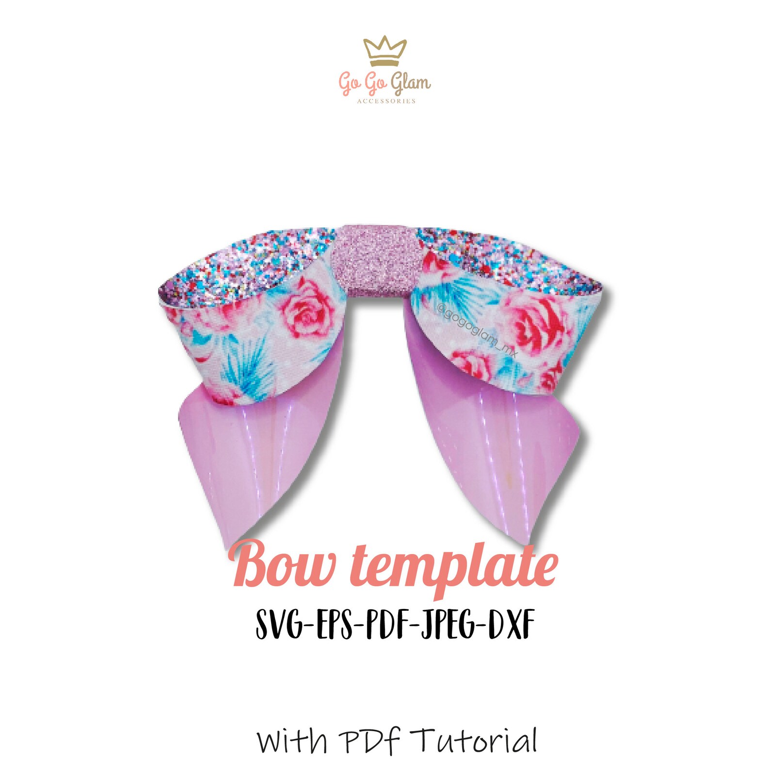 Large Bow Svg SVG Large Bow Template Pdf Large Bow Cutting - Etsy