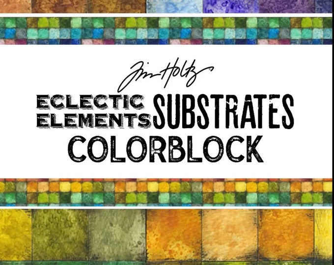 Quilt Fabric Bundle Colorblock Substrates 3 Yard Bundle by Tim Holtz of ...