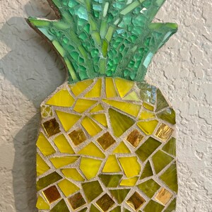 Pineapple Mosaic Wall Art - Etsy