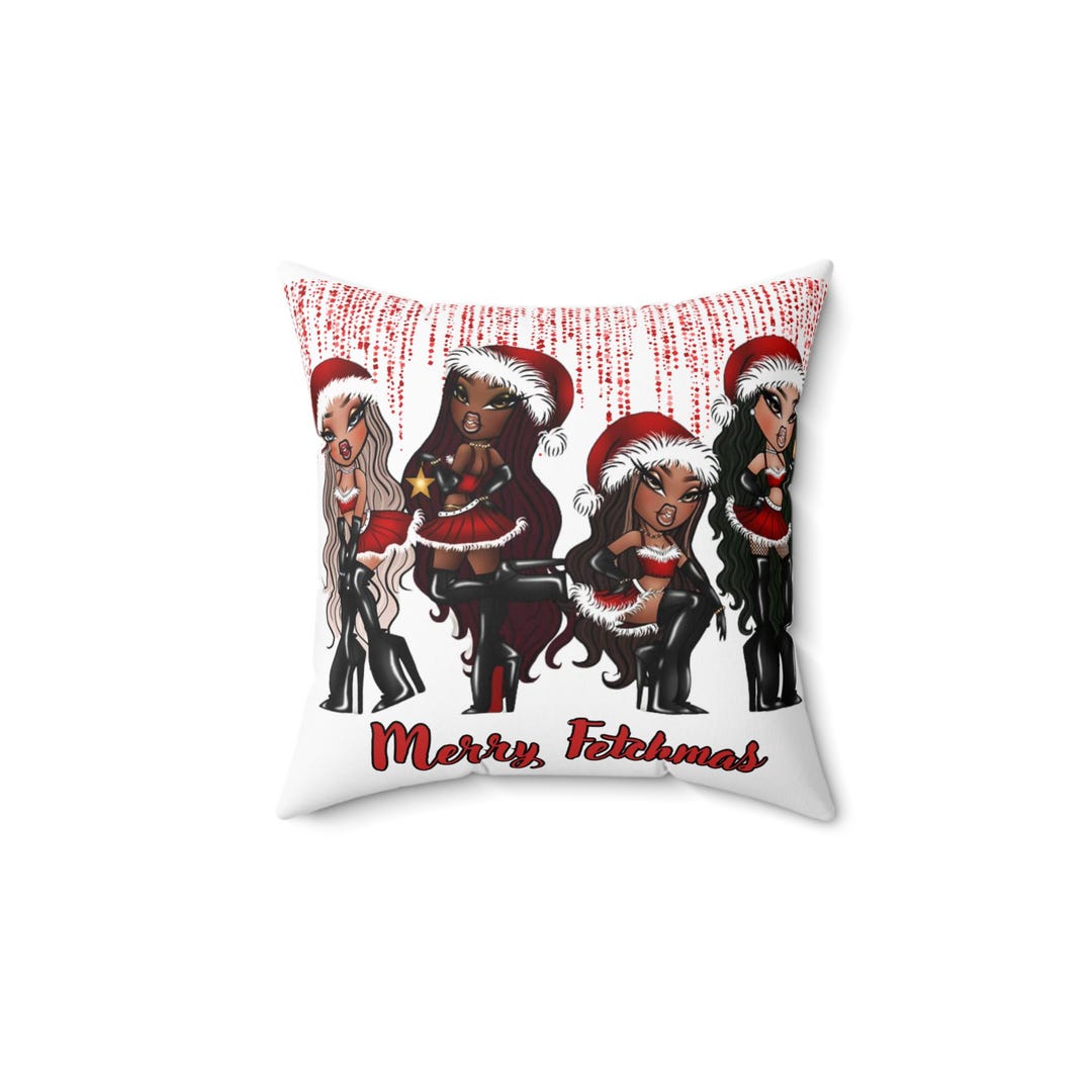 Merry Fetchmas Bratz-inspired Holiday Pillow - Etsy