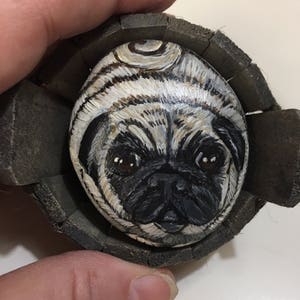 Custom Orders for Mini Pet Portraits on Rocks, Commissions for Tiny ...