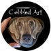 Custom Curled up Pet Portrait Rocks, Hand Painted Commissions for Dogs ...