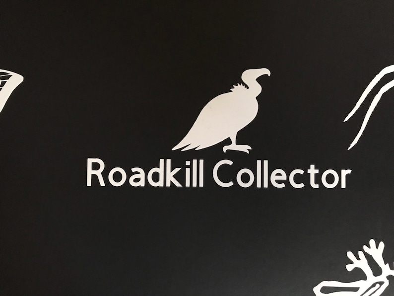 Roadkill Collector Decal - Etsy