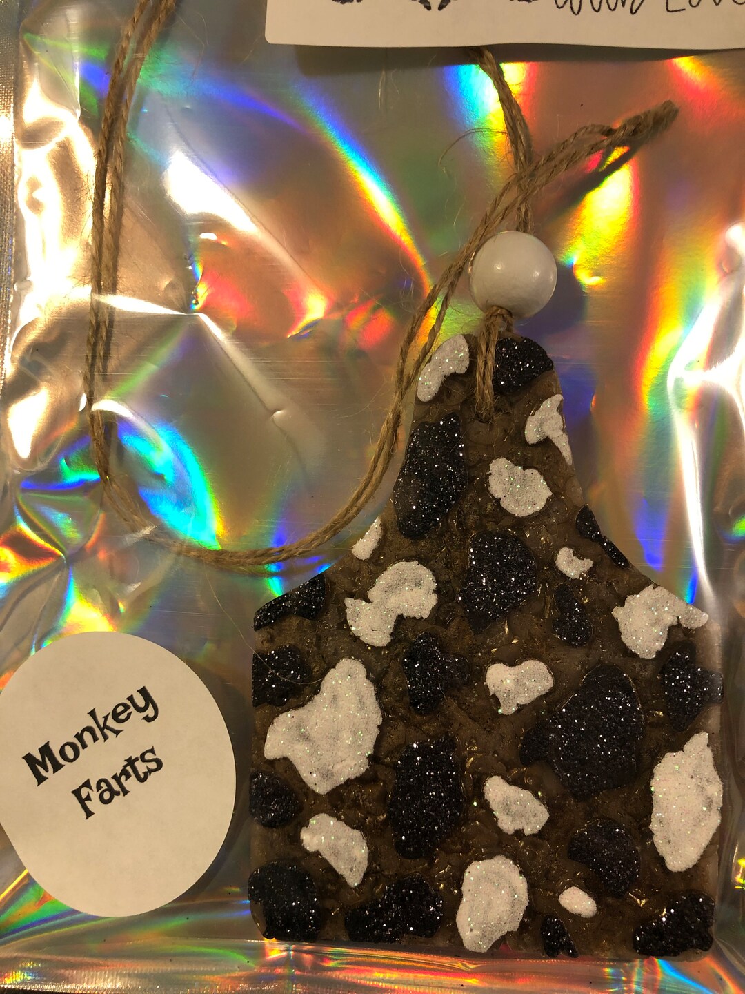 Tri-color Cattle Tag Car Freshie - Etsy