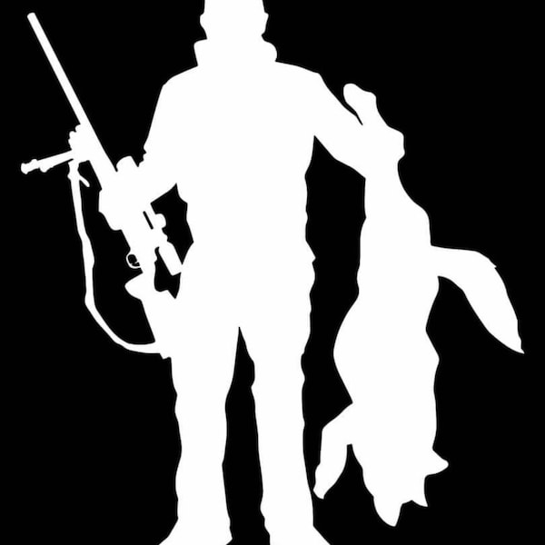 Coyote Hunting Decal - Etsy