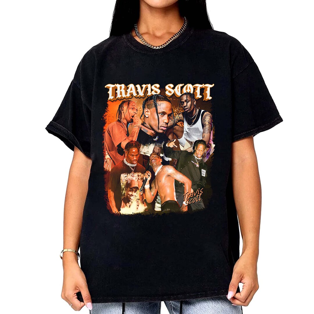 Retro Travis Scott Png, Travis Scott Fan Png, Vintage 90s Travis Scott ...