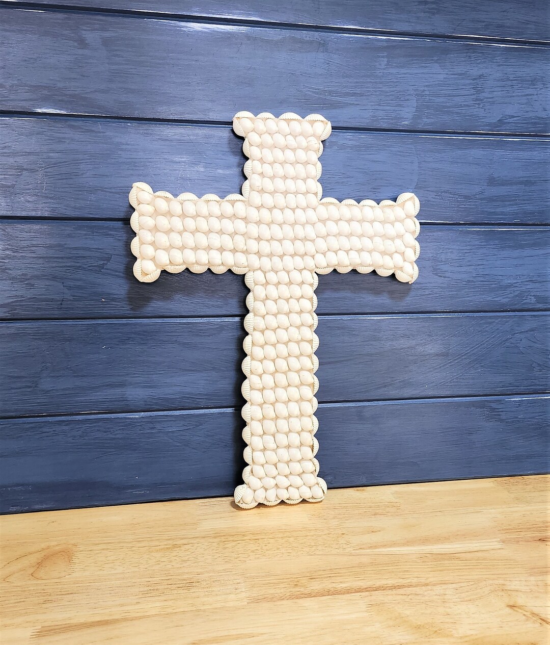 Large White Shell Wall Cross - Etsy Italia