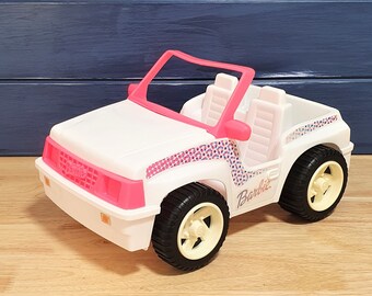 Vintage 1990 s Barbie Jeep Etsy Canada