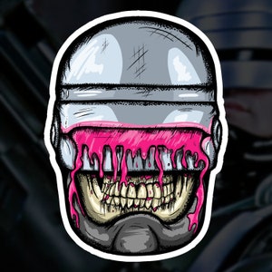 Robocop is a Halfbreed Sellout Die Cut Vinyl Sticker - Etsy
