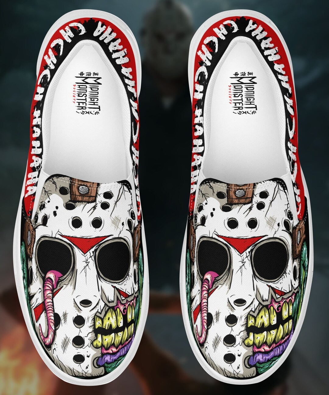 Jason Voorhees Slip-on Shoes - Etsy Canada