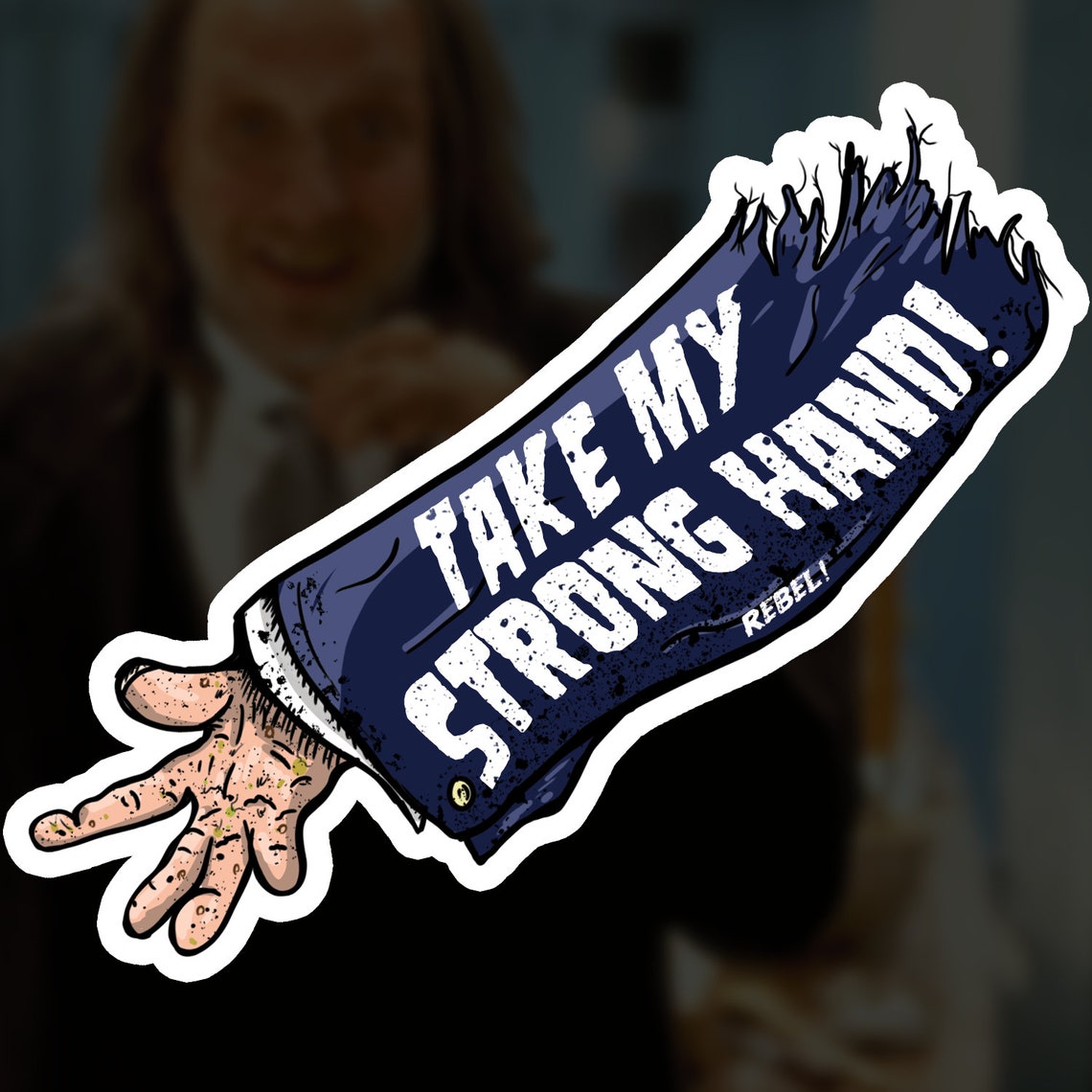 Take My Strong Hand Scary Movie 2 Die Cut Sticker | Etsy
