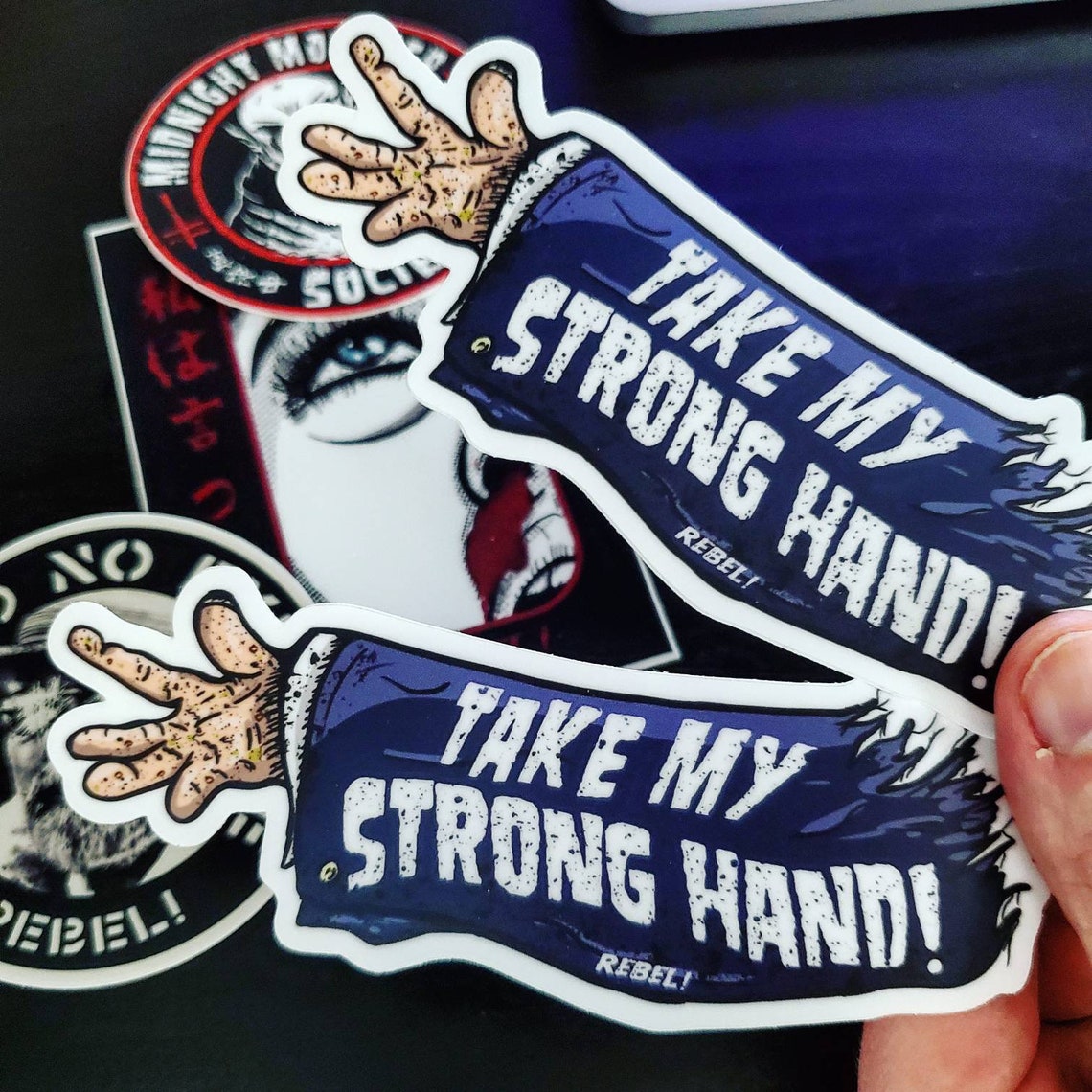 Take My Strong Hand Scary Movie 2 Die Cut Sticker | Etsy