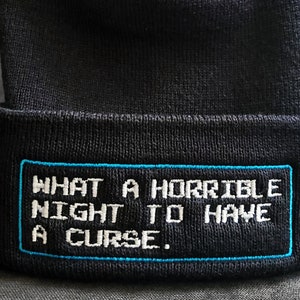 What A Horrible Night to Have A Curse. Castlevania Embroidered Beanie ...